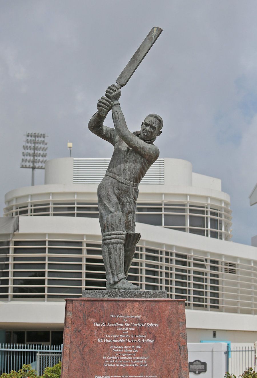 A statue of Sir Garry Sobers outside the Kensington Oval | ESPNcricinfo.com