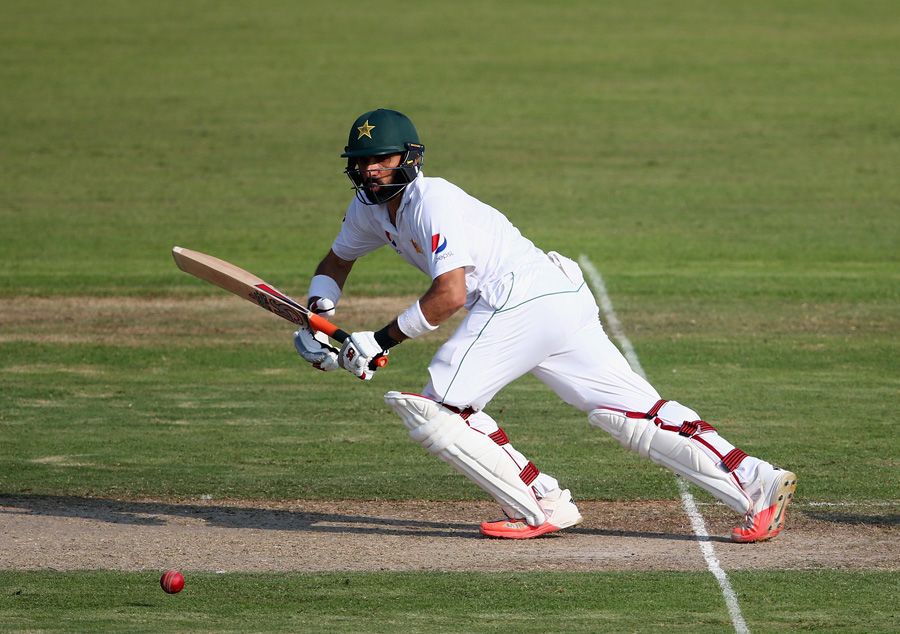 Misbah-ul-Haq tucks the ball towards midwicket | ESPNcricinfo.com