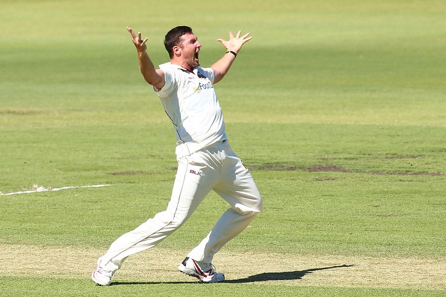 Luke Feldman makes a boisterous appeal | ESPNcricinfo.com