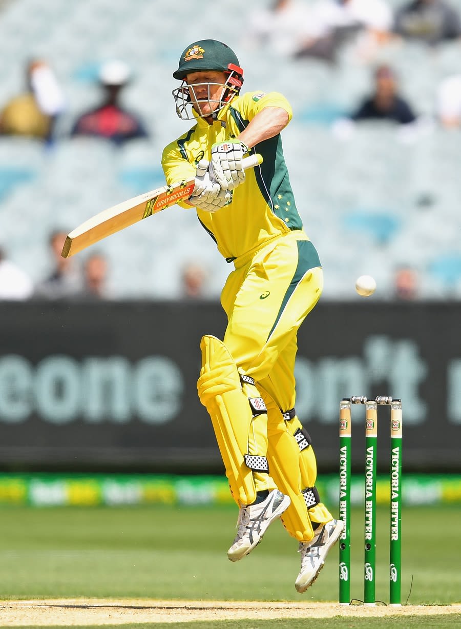 George Bailey rides the bounce and tucks to the leg side | ESPNcricinfo.com