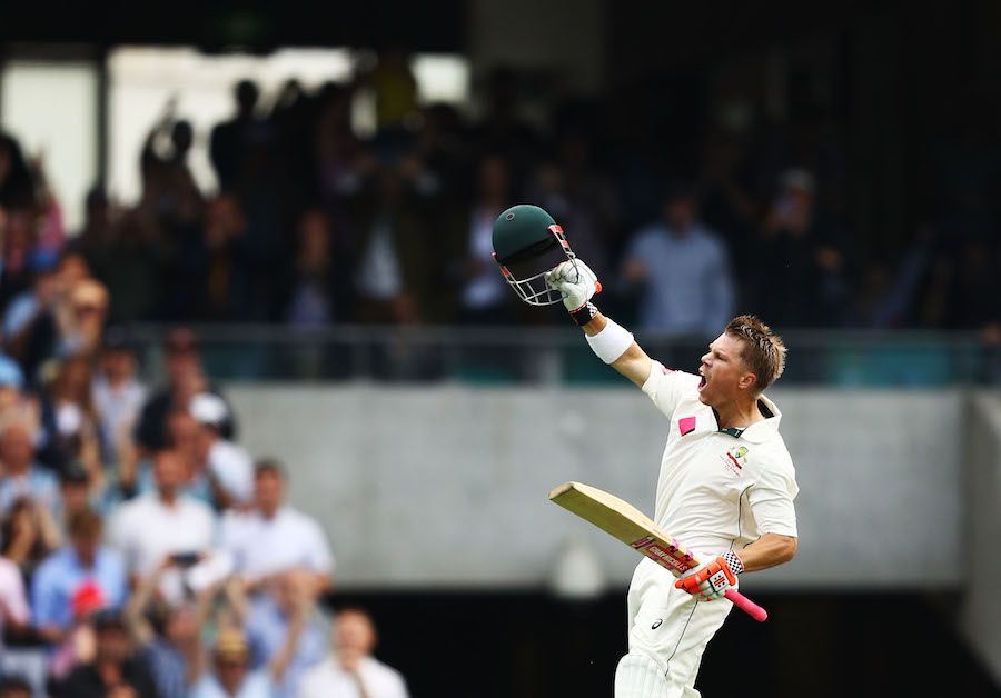 David Warner leaps to celebrate his 18th Test century | ESPNcricinfo.com