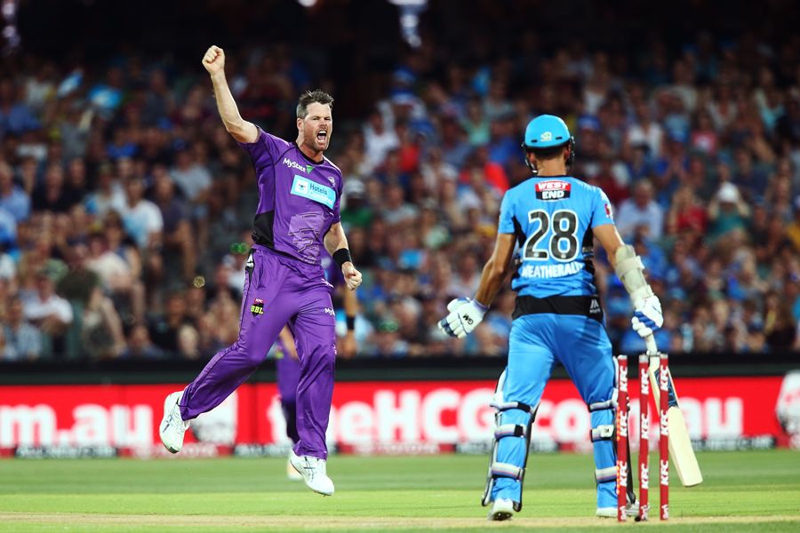 Dan Christian celebrates after removing Jake Weatherald | ESPNcricinfo.com