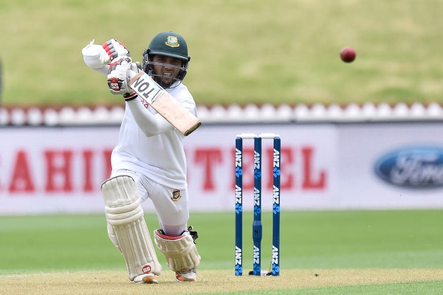 Mominul Haque drives through the off side | ESPNcricinfo.com