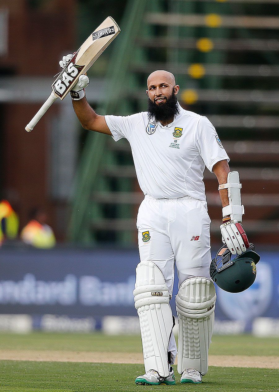 Hashim Amla celebrates a century in his 100th Test | ESPNcricinfo.com