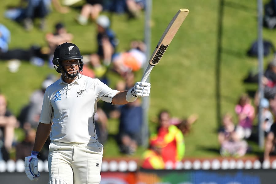 Ross Taylor celebrates his half-century | ESPNcricinfo.com