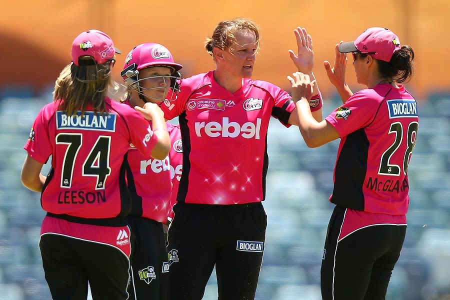 Sarah Aley celebrates after taking a wicket | ESPNcricinfo.com