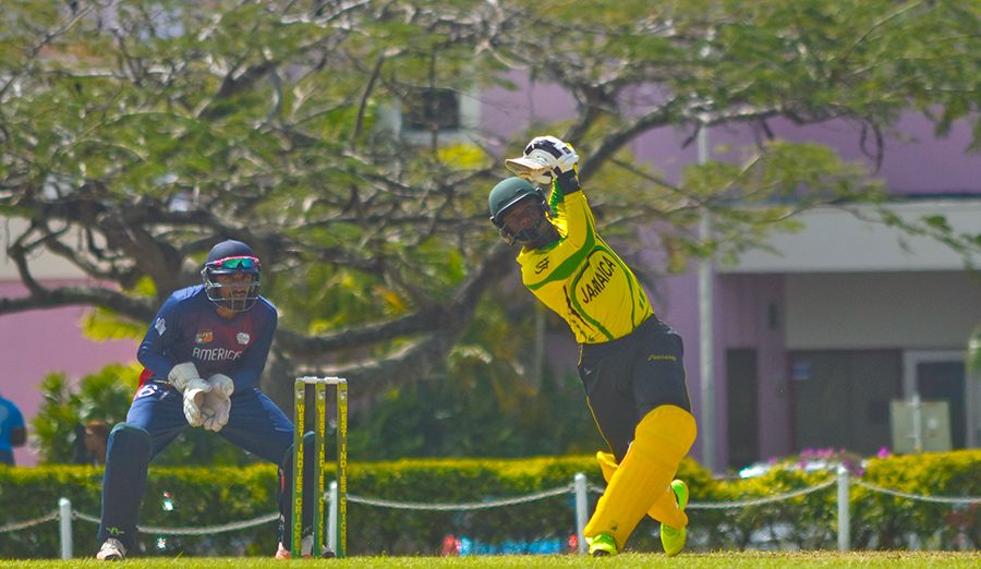 Andre McCarthy helped Jamaica recover with 63 off 87 balls ...