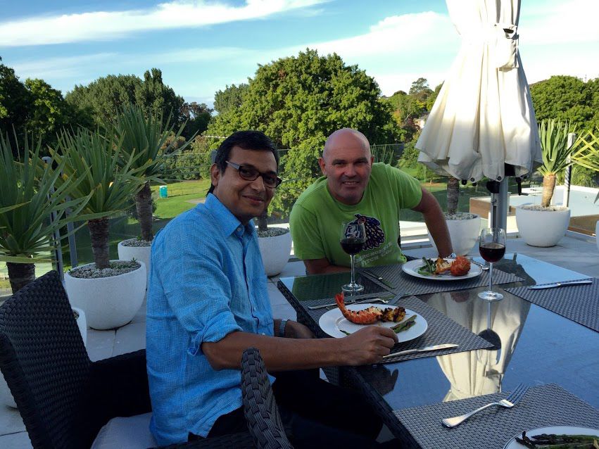 Martin Crowe with Sambit Bal | ESPNcricinfo.com
