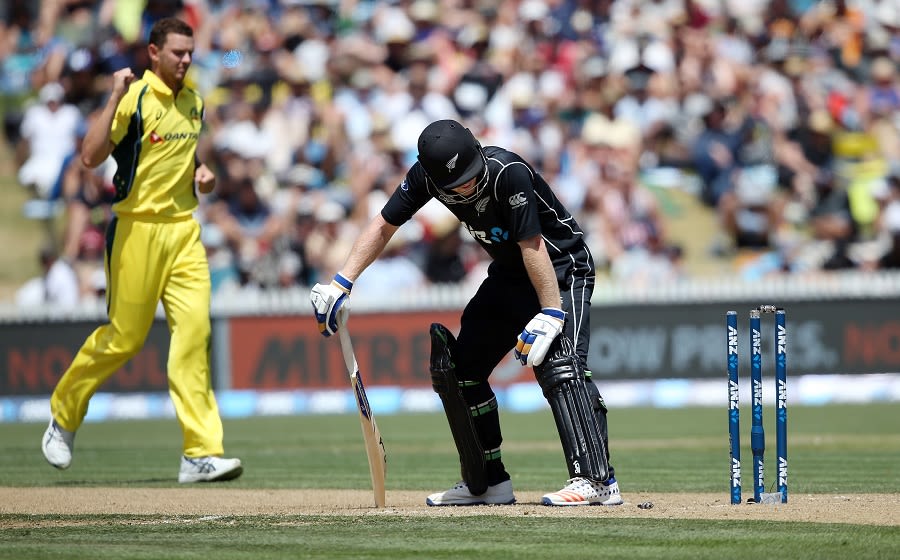 James Neesham chopped onto his stumps | ESPNcricinfo.com