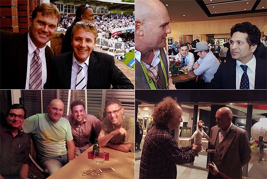 Collage of pictures featuring Martin Crowe | ESPNcricinfo.com