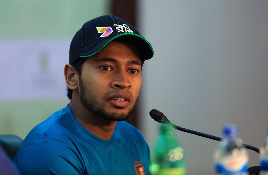 Bangladesh Test captain Mushfiqur Rahim addresses a press conference ...