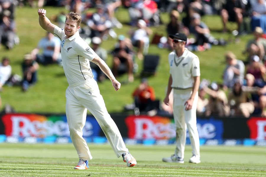 James Neesham exults after dismissing Faf du Plessis | ESPNcricinfo.com