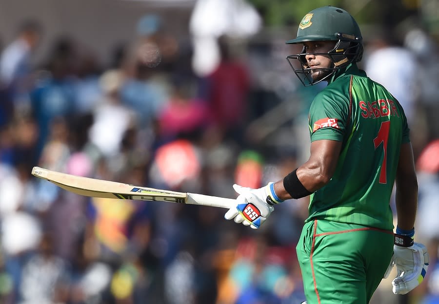 Sabbir Rahman celebrates his half-century | ESPNcricinfo.com