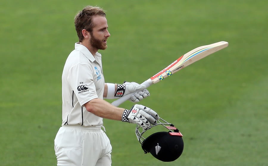 Kane Williamson celebrates his century | ESPNcricinfo.com