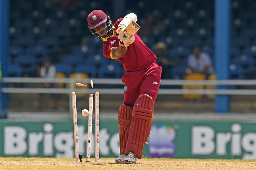Jason Mohammed was bowled for 1 off 10 balls | ESPNcricinfo.com