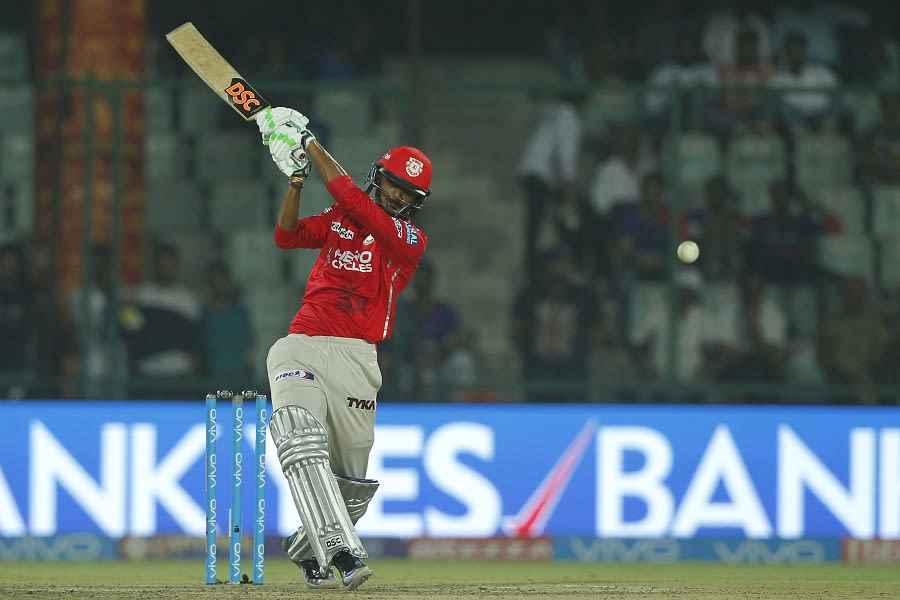 Axar Patel produced his career-best IPL effort with the bat ...