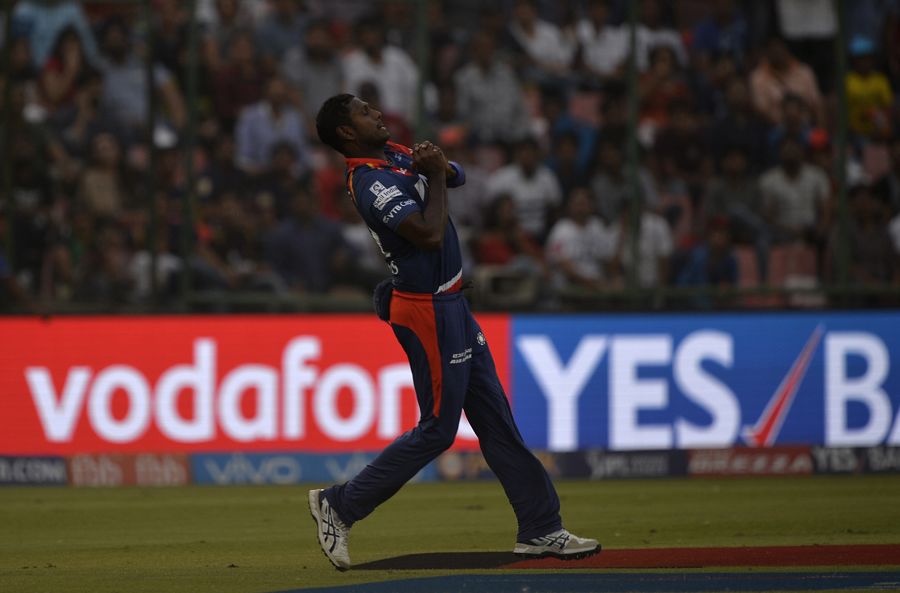 Angelo Mathews ran back a few steps at backward point to complete a ...