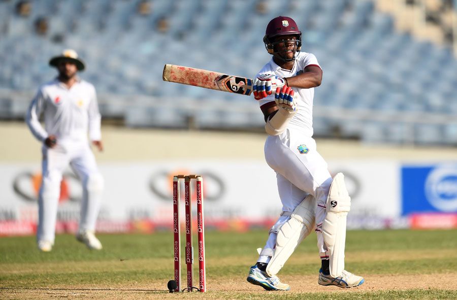 Shimron Hetmyer pulls during his innings of 20 | ESPNcricinfo.com