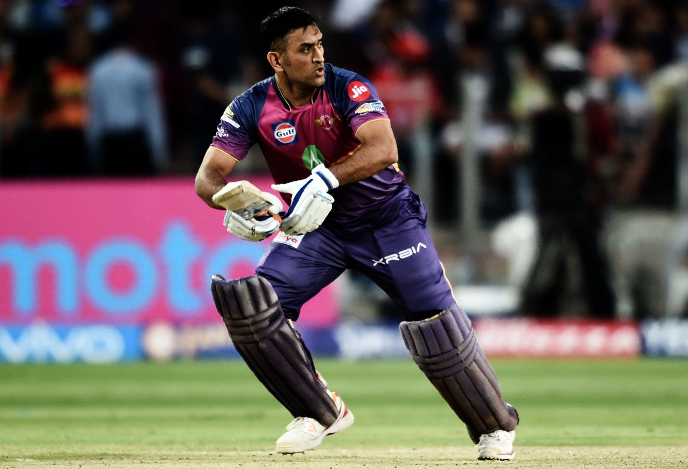 MS Dhoni takes a run | ESPNcricinfo.com