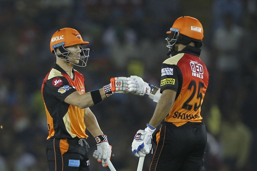 Shikhar Dhawan and David Warner shared a century opening stand ... Shikhar Dhawan and David Warner shared a century opening stand ...