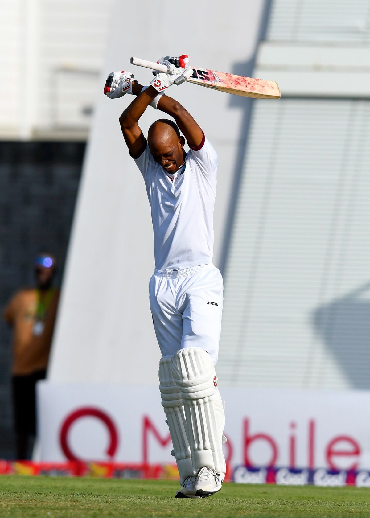 Roston Chase's signature X celebration | ESPNcricinfo.com