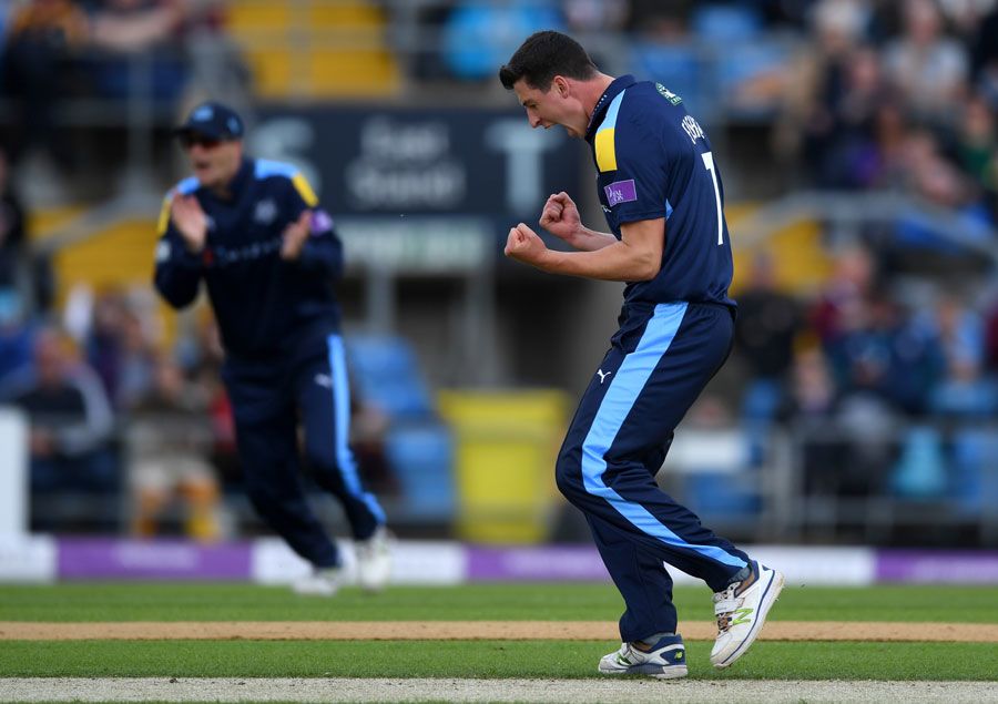 Matthew Fisher celebrates a wicket | ESPNcricinfo.com