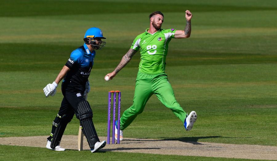 Jordan Clark was in scintillating form for Lancashire with bat and ball ...