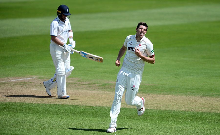 Jamie Overton produced an impressive opening spell | ESPNcricinfo.com