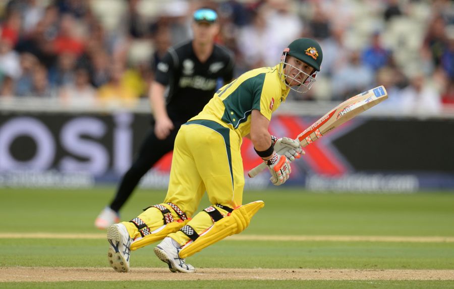 David Warner looks on after glancing one fine | ESPNcricinfo.com