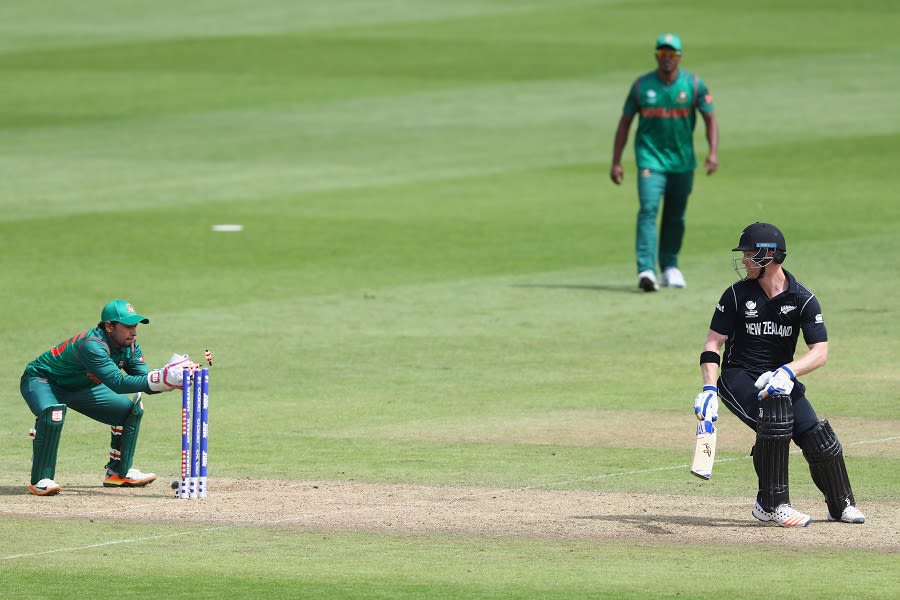 James Neesham was stumped by Mushfiqur Rahim for 23 | ESPNcricinfo.com