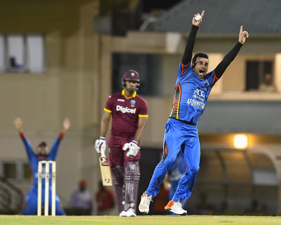 Dawlat Zadran trapped Kieran Powell lbw for 2 | ESPNcricinfo.com