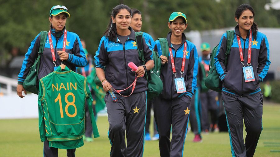 Pakistan's top female batsmen Bismah Maroof, Nain Abidi and Javeria ...