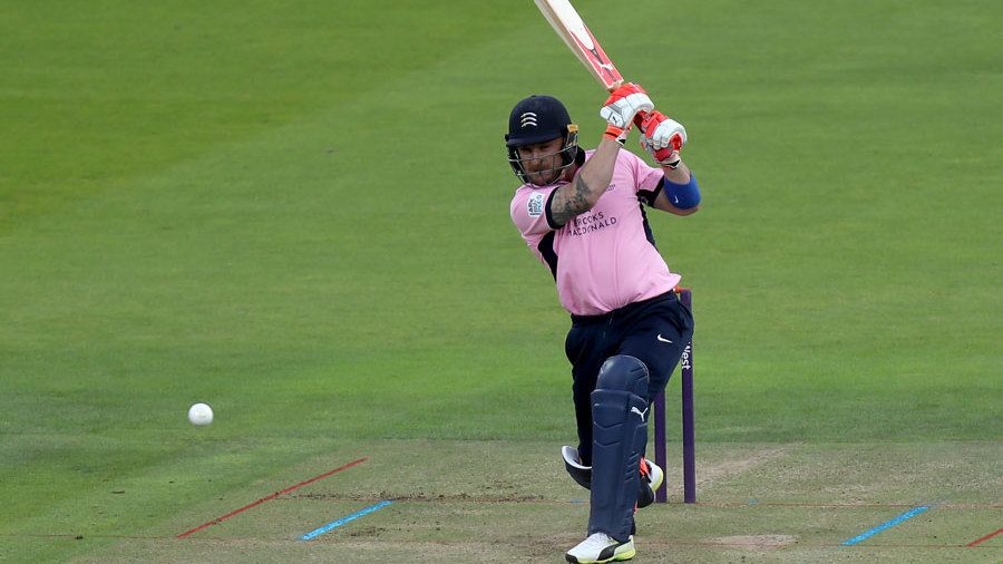 MID vs ESS Cricket Scorecard, South Group at London, July 27, 2017