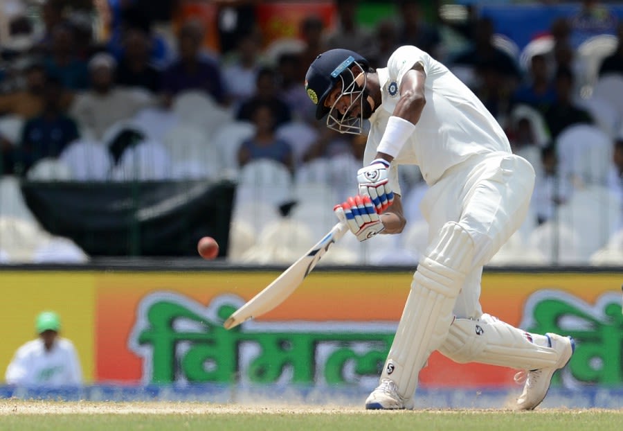 Hardik Pandya mis-timed a heave to long-off | ESPNcricinfo.com