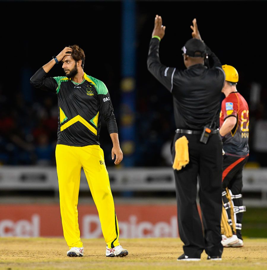 Imad Wasim looks on after being hit for six | ESPNcricinfo.com