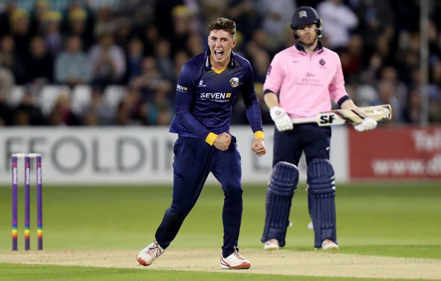 Dan Lawrence picked up the wicket of John Simpson | ESPNcricinfo.com