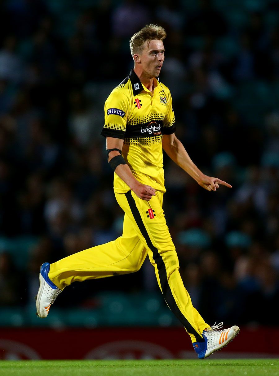 Craig Miles celebrates one of his three wickets | ESPNcricinfo.com