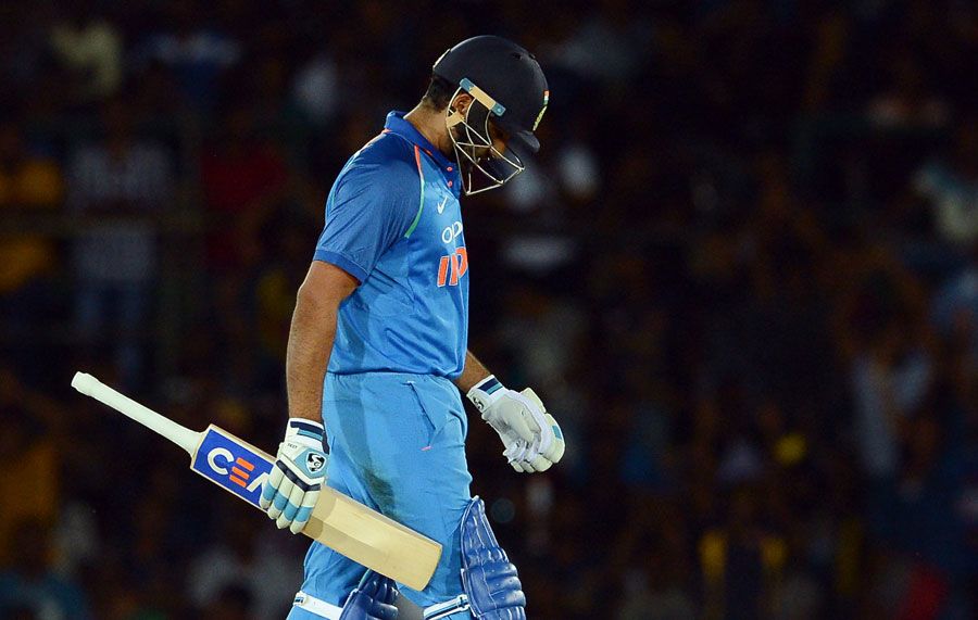 Rohit Sharma walks back after being run out | ESPNcricinfo.com