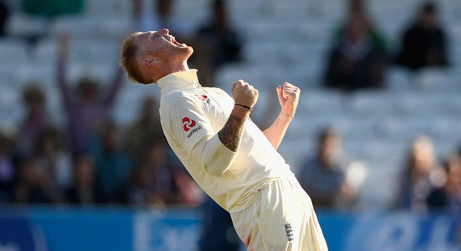 Ben Stokes was pretty pleased to remove Roston Chase | ESPNcricinfo.com