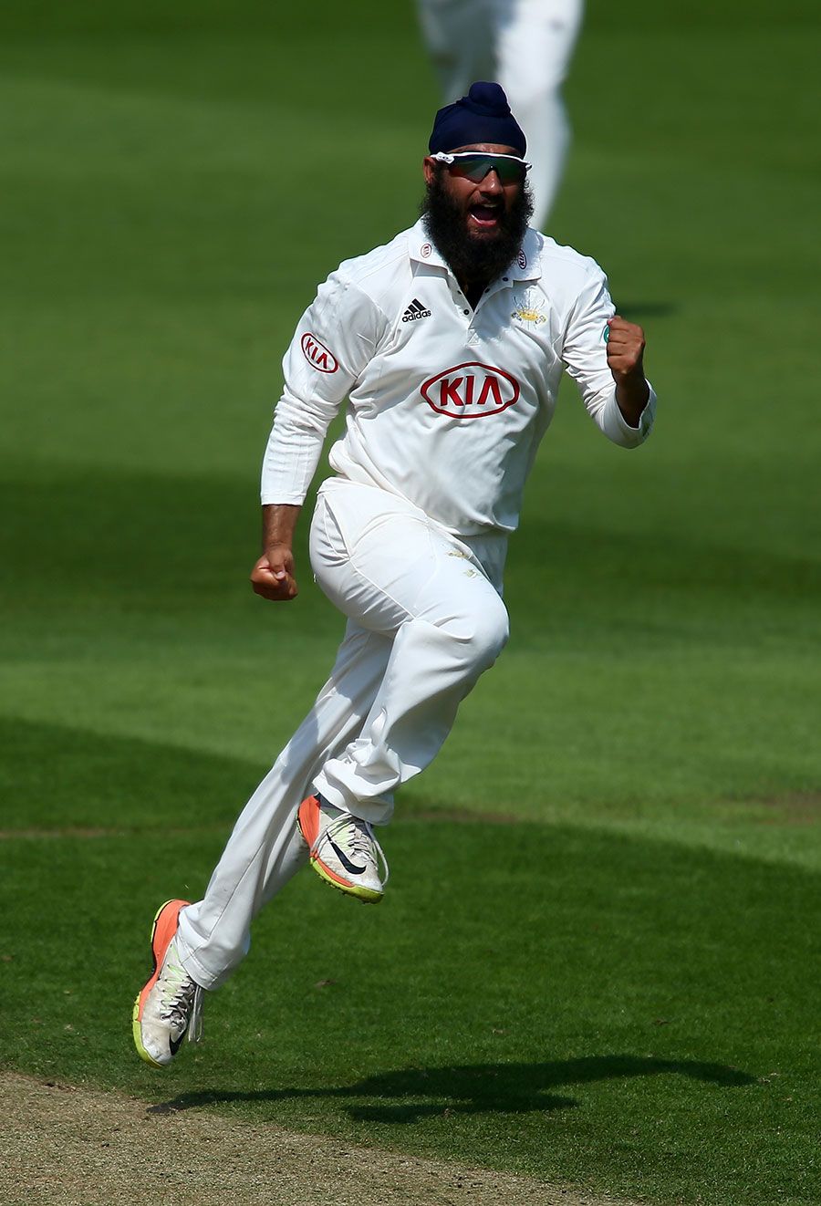 Amar Virdi celebrates | ESPNcricinfo.com