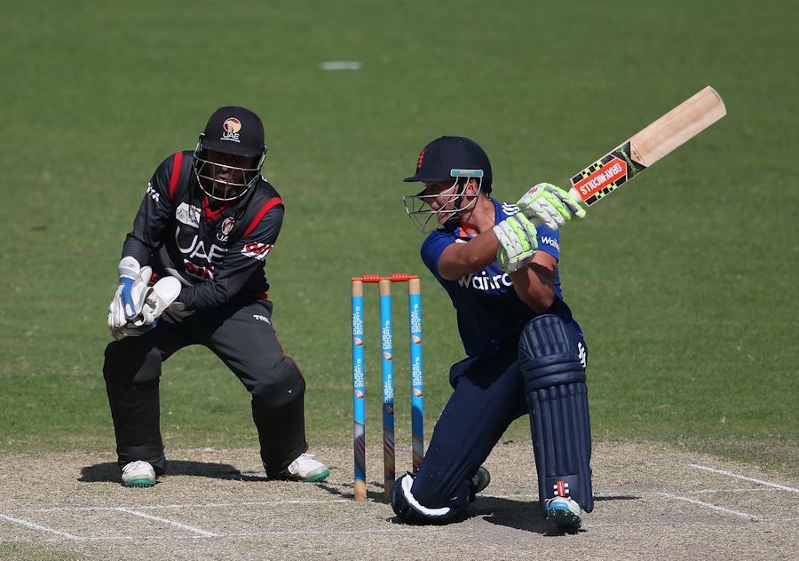 Joe Clarke in action against UAE in Dubai | ESPNcricinfo.com