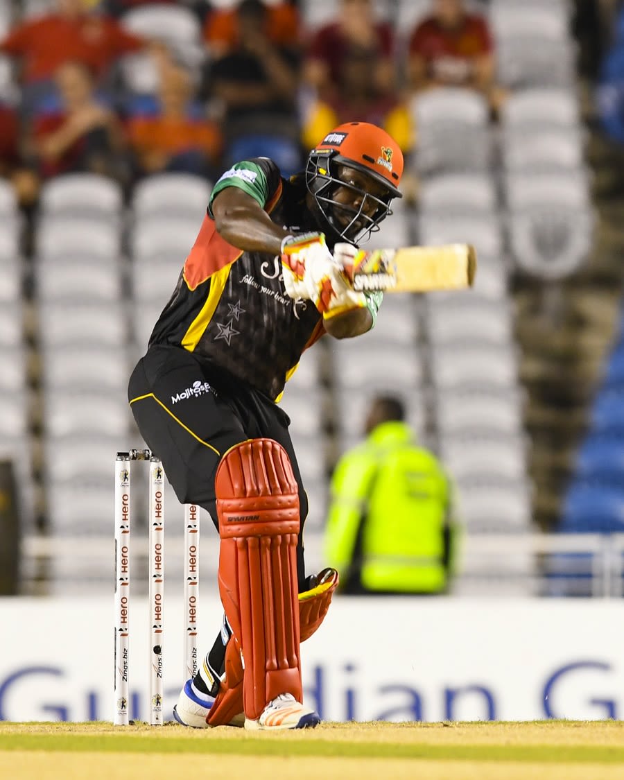 Chris Gayle carried his bat for Patriots to score 54 | ESPNcricinfo.com
