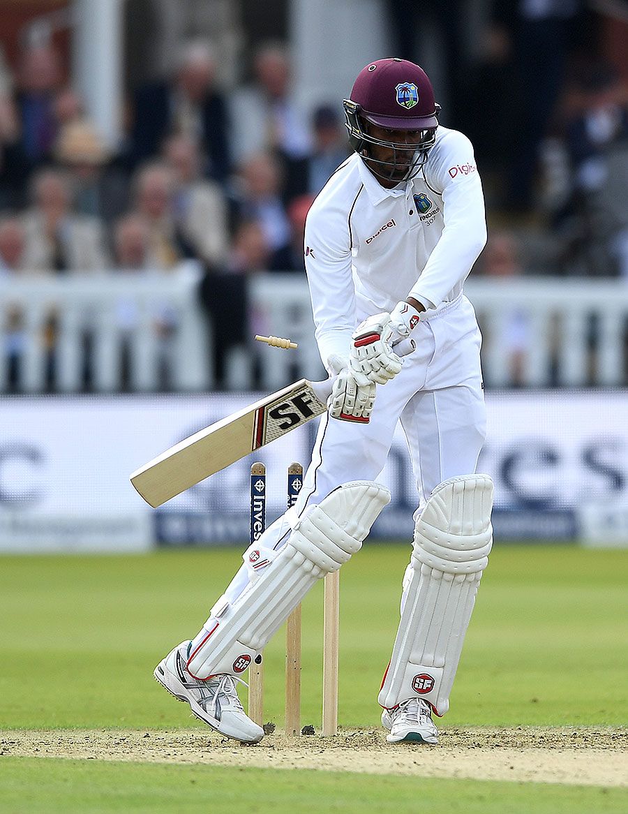 Roston Chase was bowled by an unplayable delivery from Ben Stokes | ESPNcricinfo.com