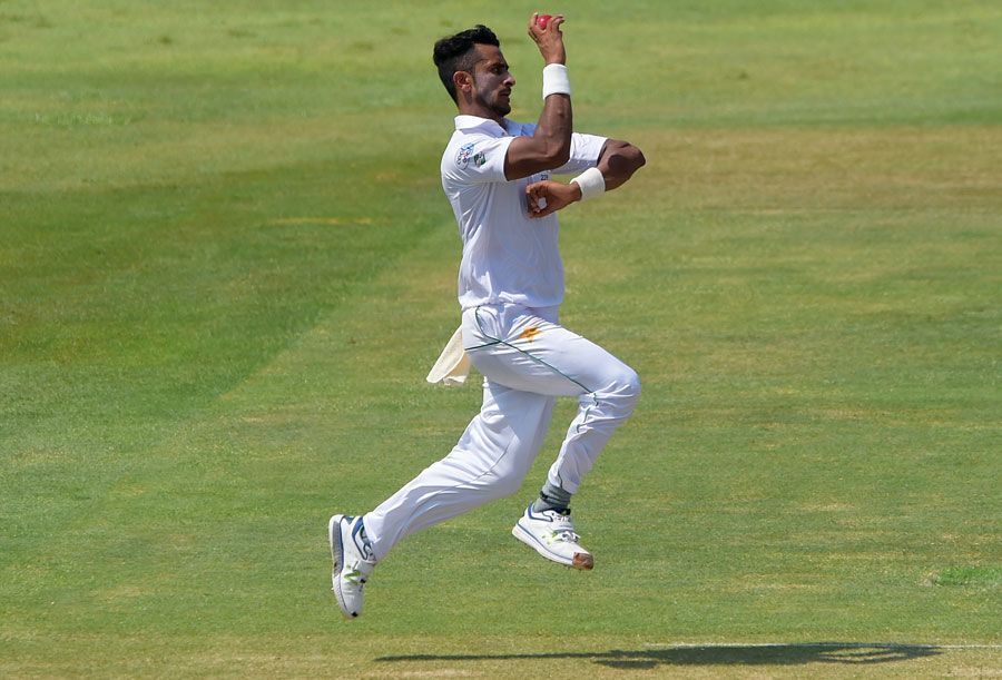 Hasan Ali in his delivery stride | ESPNcricinfo.com