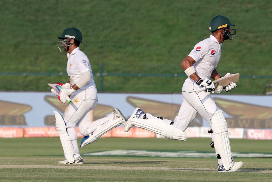 Sami Aslam and Shan Masood run between the wickets | ESPNcricinfo.com