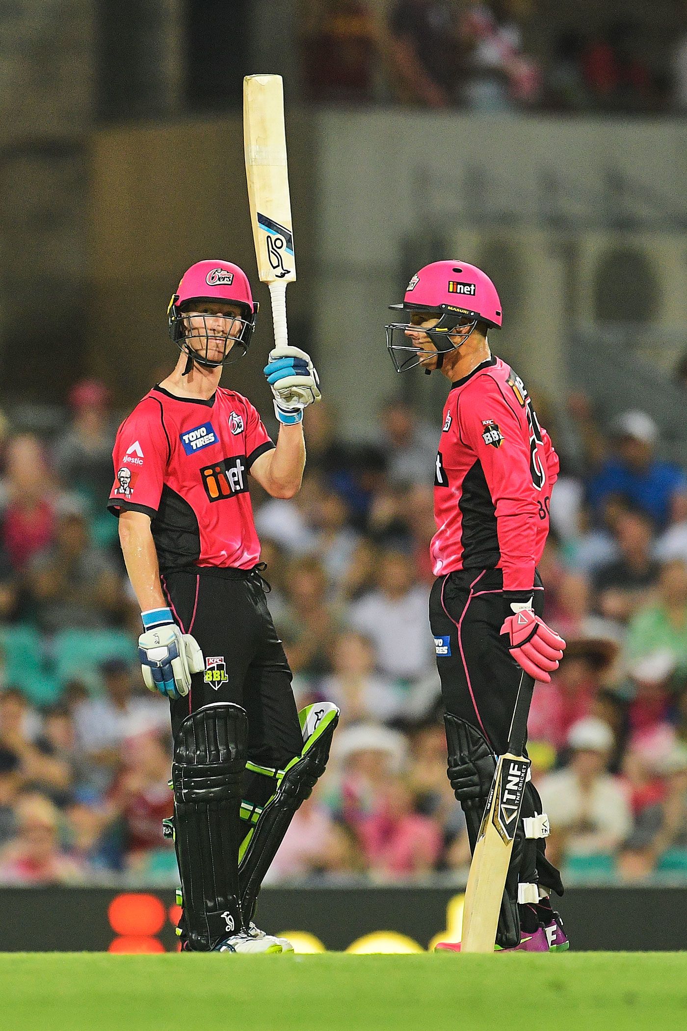 Jordan Silk celebrates after scoring a half-century | ESPNcricinfo.com