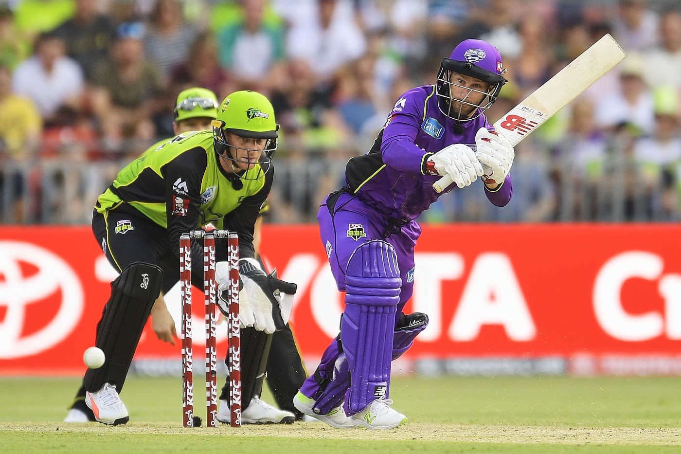 Matthew Wade turns the ball towards the leg side | ESPNcricinfo.com