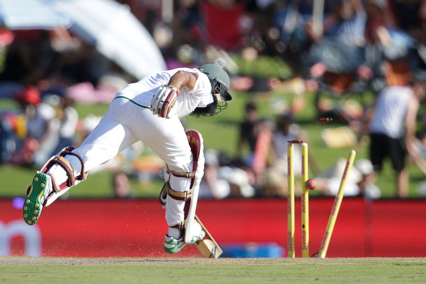 A brilliant piece of fielding by Hardik Pandya caught Hashim Amla short ...