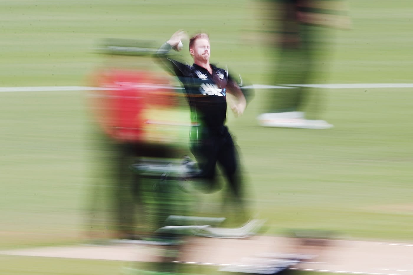 Lockie Ferguson sometimes runs in as fast as his 150 kph thunderbolts ...