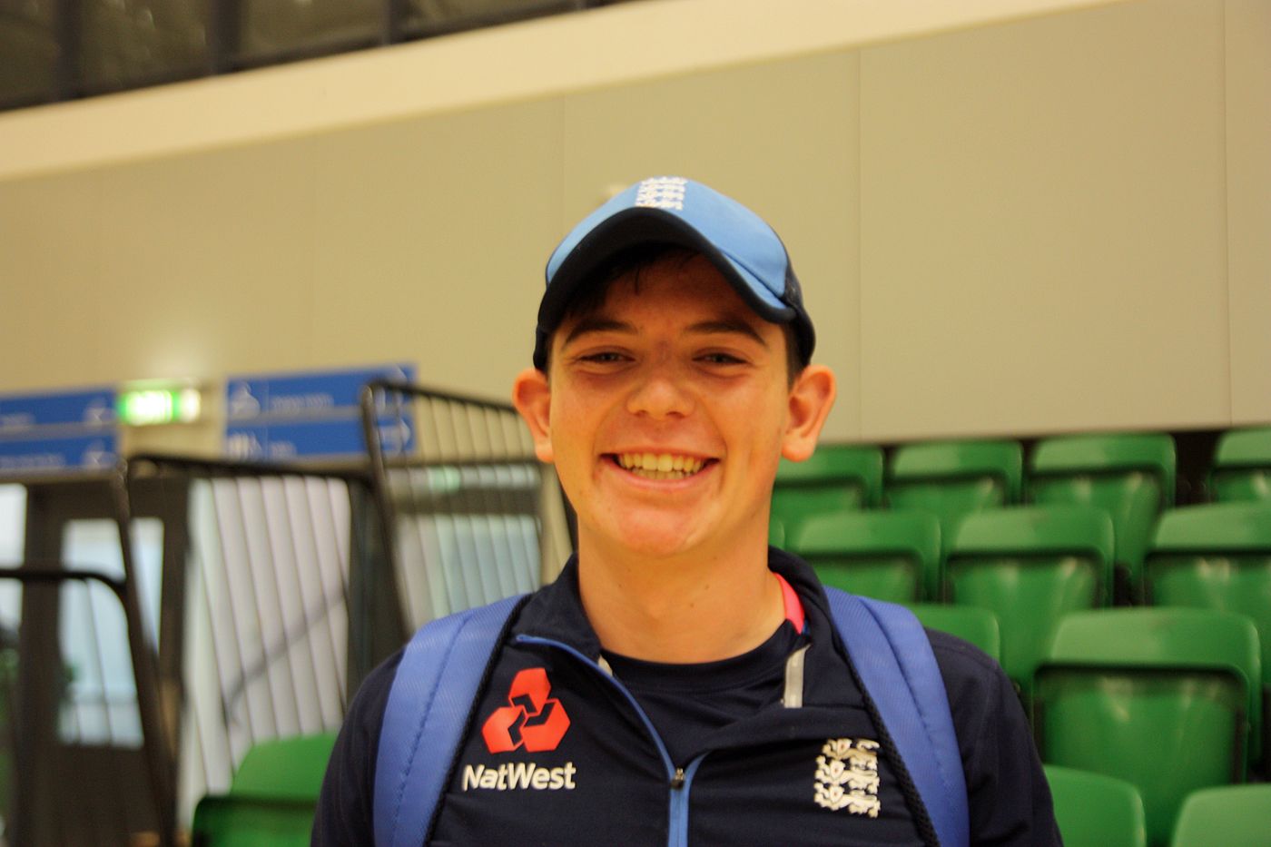 Ethan Bamber sports a smile | ESPNcricinfo.com